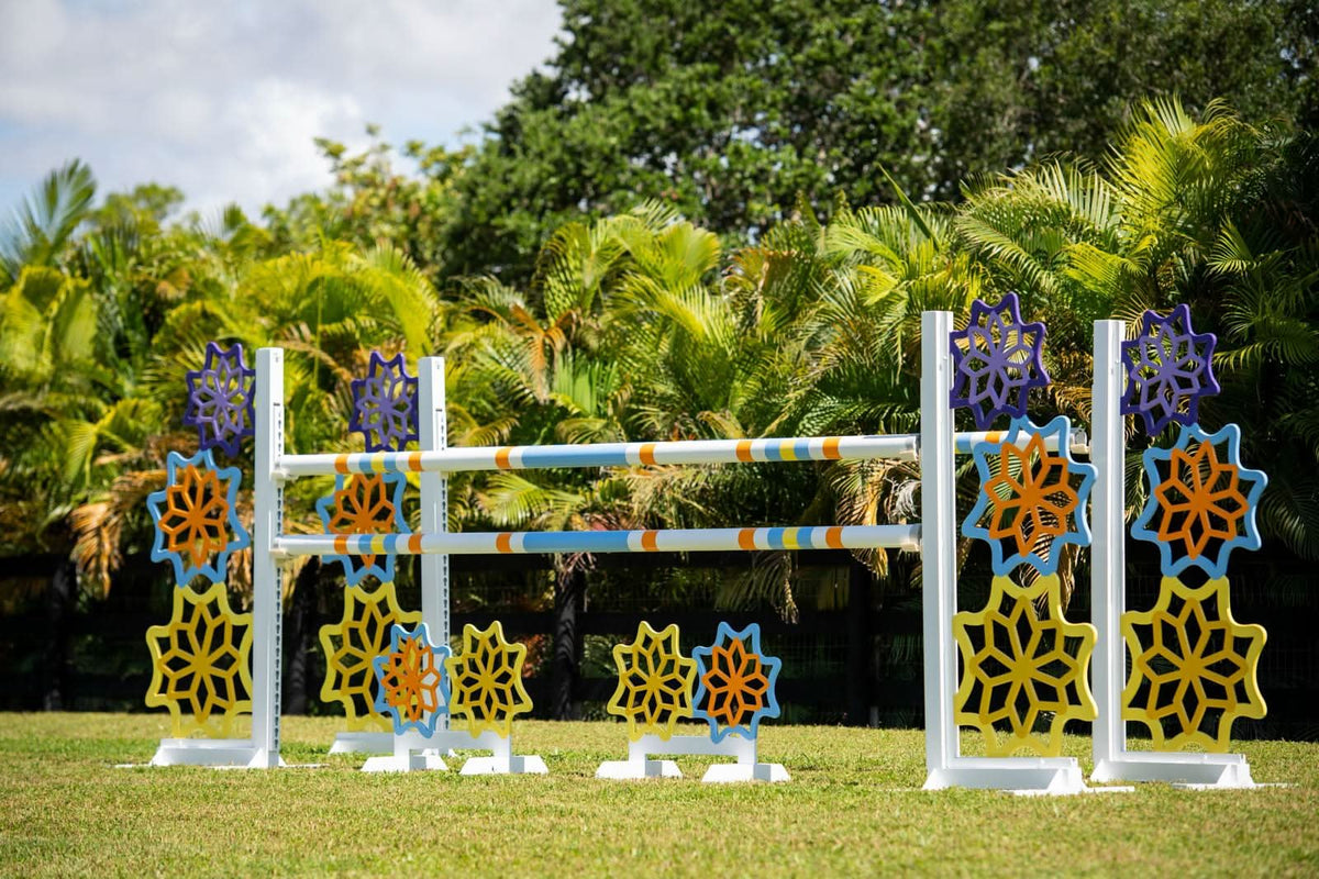 Marigold Flower Jump Standards – Dalman Jump Co