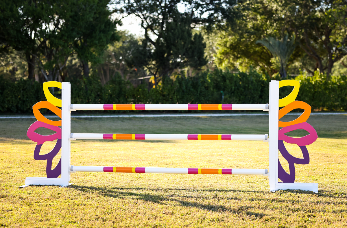 Narrow Flower Custom Horse Jump Standards – Dalman Jump Co